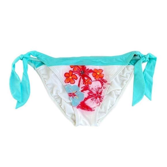 Vintage | Swim | Vintage Maia Hawaiian Print Side Tie Bikini Swim ...